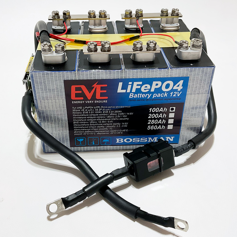Акумулятор Bossman LiFePO4 12V 100Ah